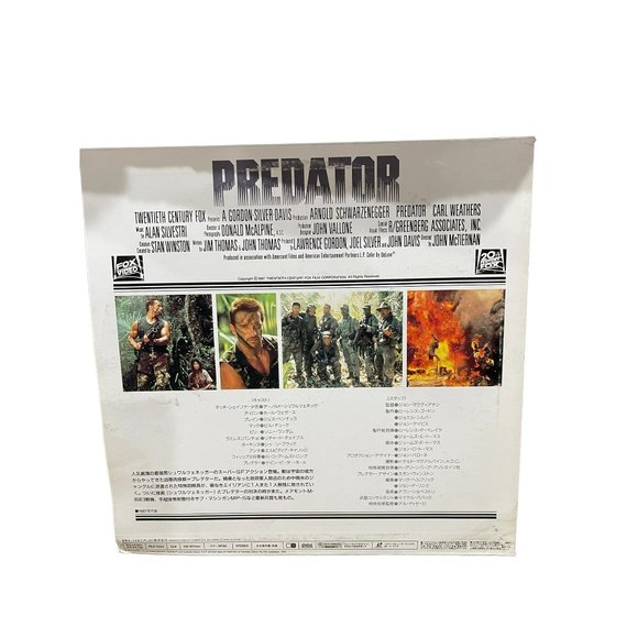 Fox | Media | Vintage Laserdisc Movie Predator Arnold Schwarzenegger ...